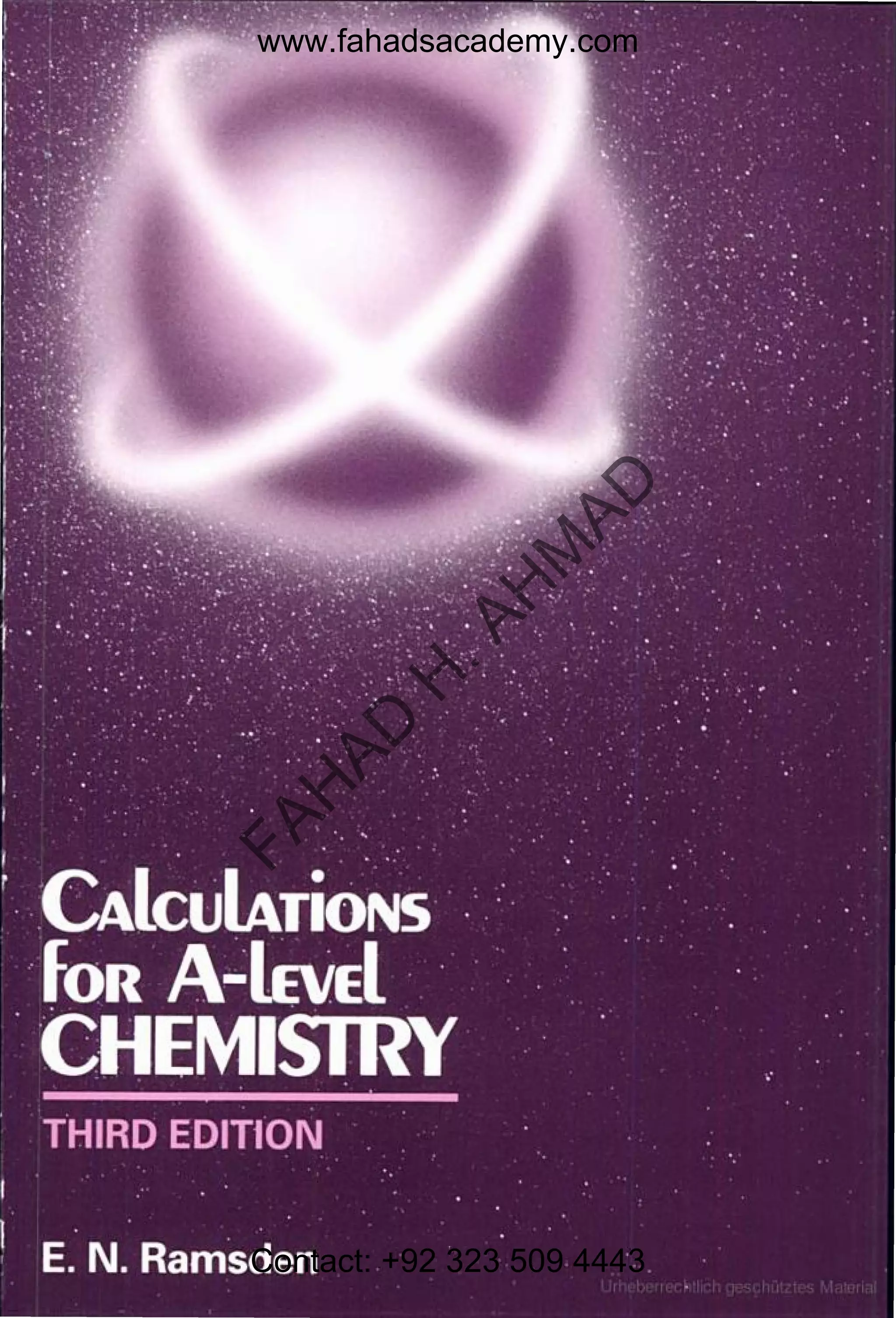 Book on Moles / Stoichiometry for O'Levels and A'levels (Grade 9/10/11 ...