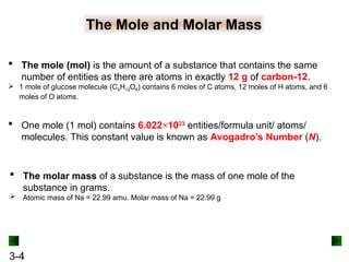 moles_calculation.pptx_y_algunos ejercicios para comprension | PPTX | Chemistry | Science