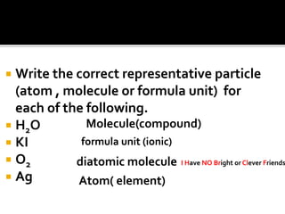 Representative Particle