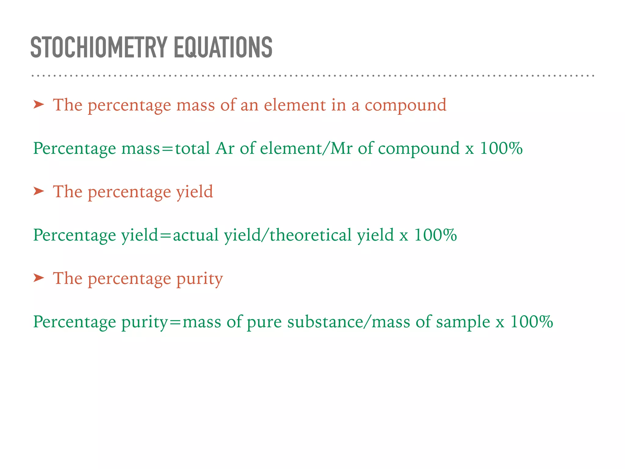 Mole Concept & stoichiometry | PDF