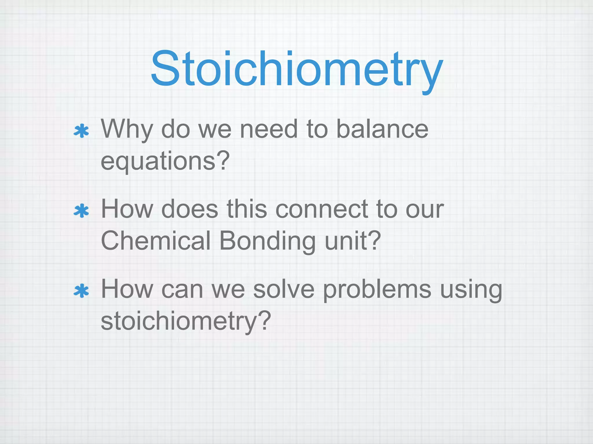 Stoichiometry PowerPoint | PPT