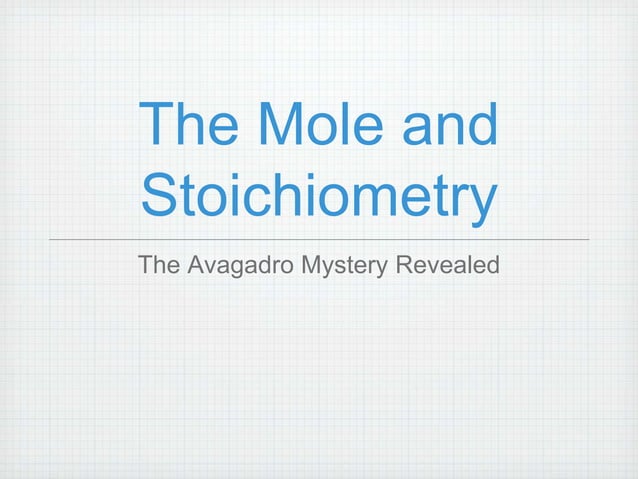 Stoichiometry PowerPoint | PPT