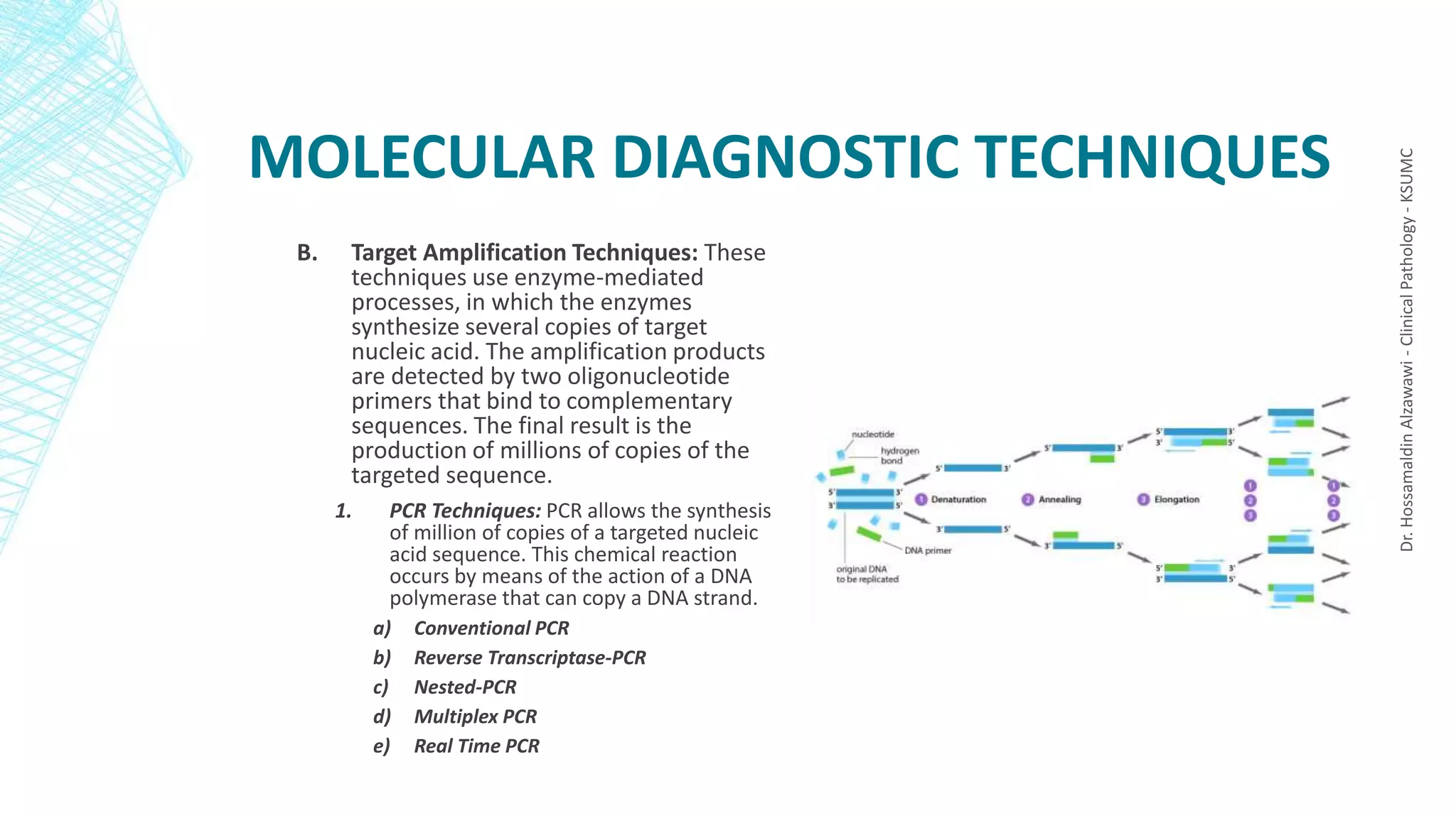 Molecular diagnostic techniques | PPTX