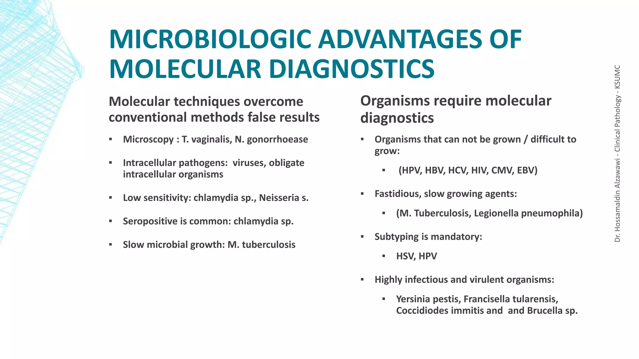 Molecular diagnostic techniques | PPTX