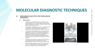 Molecular diagnostic techniques | PPTX