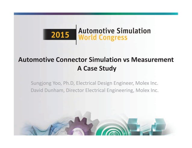 Molex Automotive Connector Simulation Using Ansys | PDF