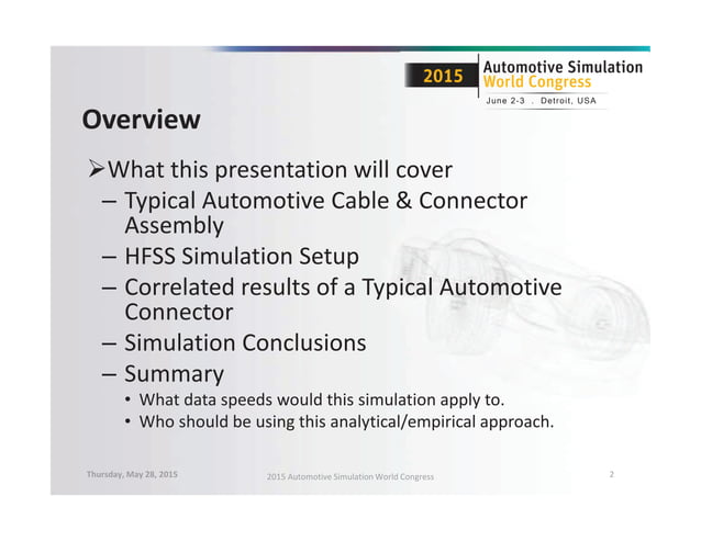 Molex Automotive Connector Simulation Using Ansys | PDF