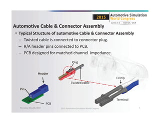 Molex Automotive Connector Simulation Using Ansys | PDF