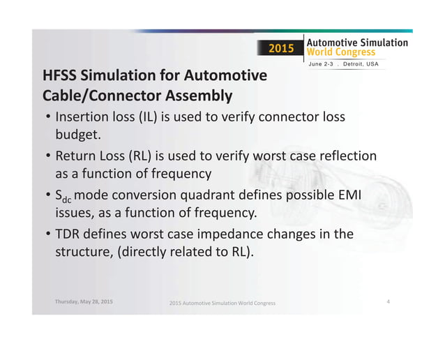 Molex Automotive Connector Simulation Using Ansys | PDF