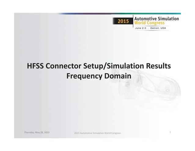 Molex Automotive Connector Simulation Using Ansys | PDF