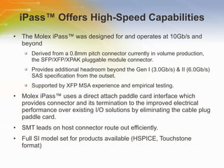 iPass Interconnect System | PPT | Computer Peripherals | Computing