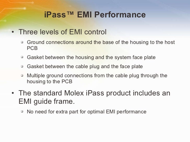 iPass Interconnect System