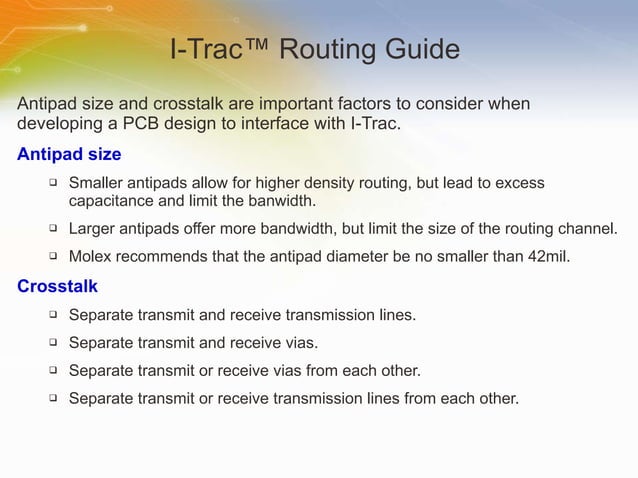 GbX I-Trac™ Backplane Connector System | PPT