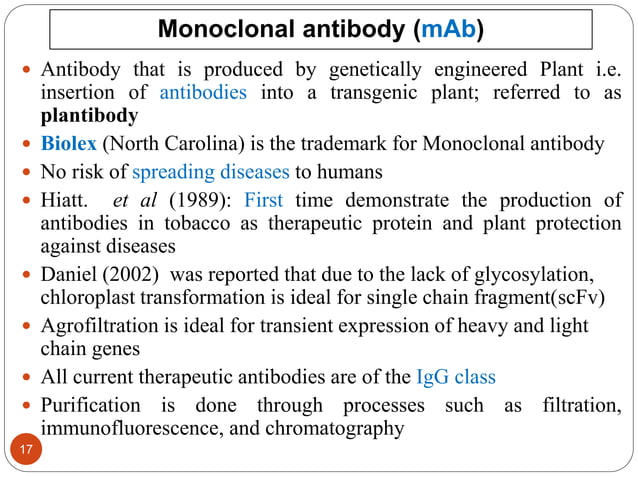 Plant molecular farming for recombinant therapeutic proteins | PPTX ...