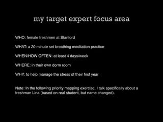 Priority Mapping Breathing Meditation Behaviors | PDF