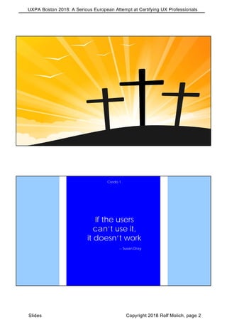 CPUX – A Serious (and Usable?) European Attempt at Certifying UX ...