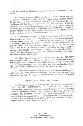 Molina singgo (part 1) Graft and Corruption | PDF