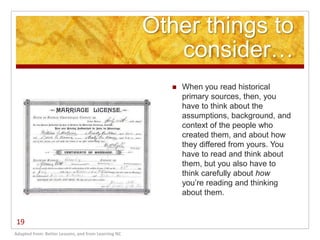 Mollie3 PowerPoint Primary/Secondary sources | PPT