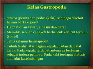BIOLOGI : MOLLUSCA | PPTX