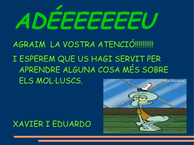 Mol·luscs (edu i xavi) | PPT