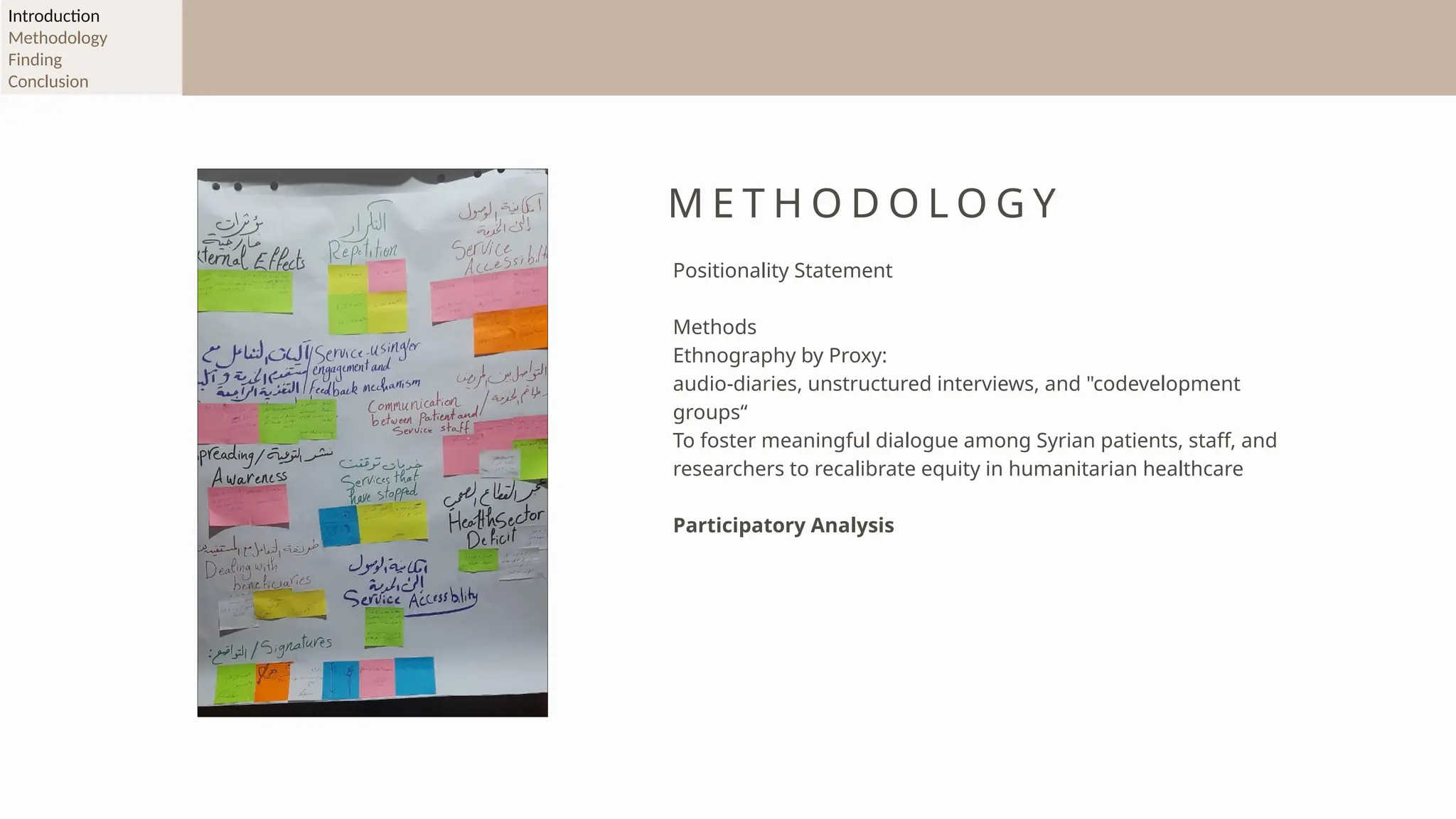 Molly Gilmour on cross- cultural research collaboration in Lebanon | PPTX