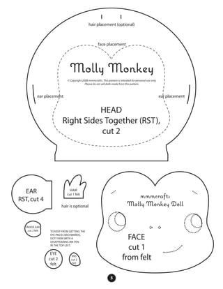 Molly monkey pattern multipg | PDF