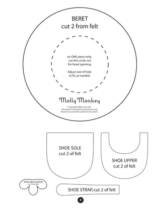 Molly monkey pattern multipg | PDF