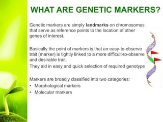 Molecular markers | PPTX