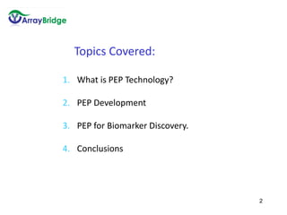 PEP Functional Proteomics Technology | PPT