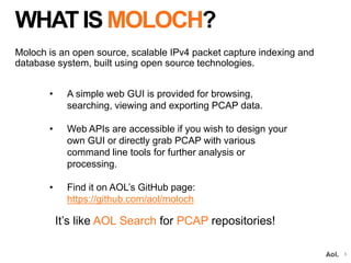 MOLOCH: Search for Full Packet Capture (OA Cyber Summit) | PPT