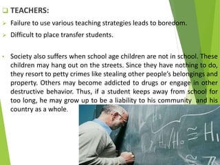 CAUSES AND EFFECTS OF ABSENTEEISM | PPTX