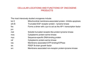Oncogenesis is due to uncontrolled cell growth | PPT