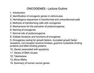 Oncogenesis is due to uncontrolled cell growth | PDF
