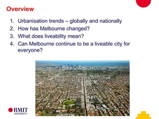 Can Melbourne Remain the (Second!) World's Most Liveable City? | PDF