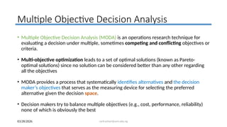 Comprehensive Overview of Multi-Objective Linear Programming and ...