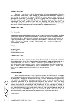 Molusco contagioso e seu tratamento efetivo com o uso de óleos ...
