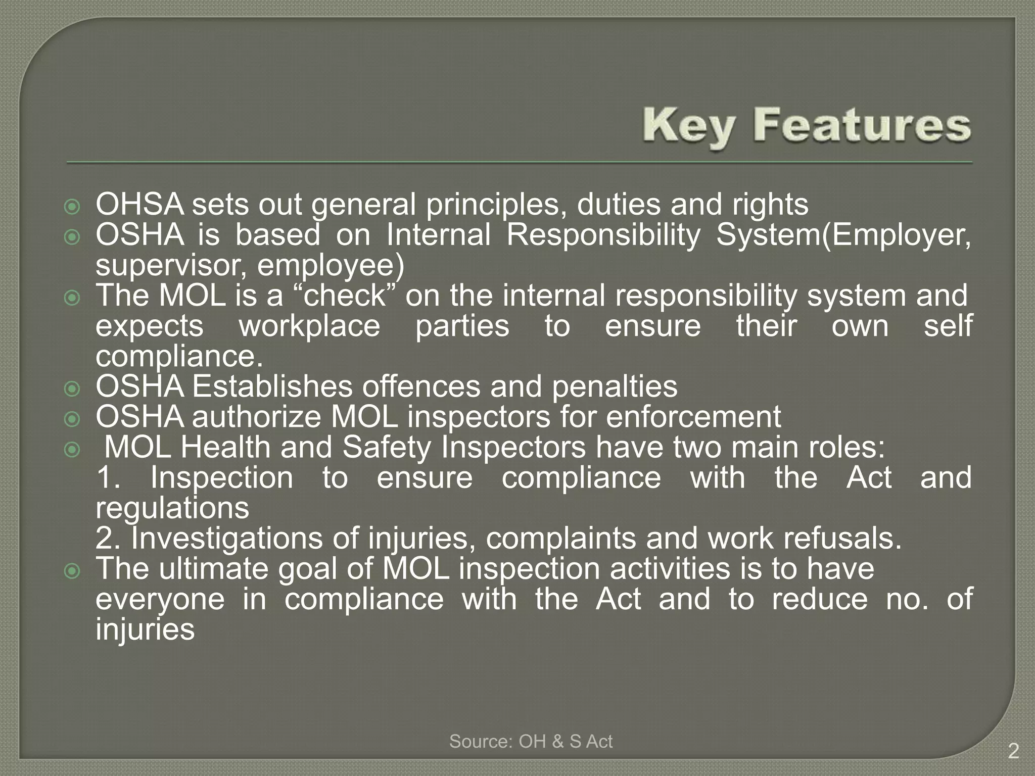 Mol Worplace Inspections | PPTX