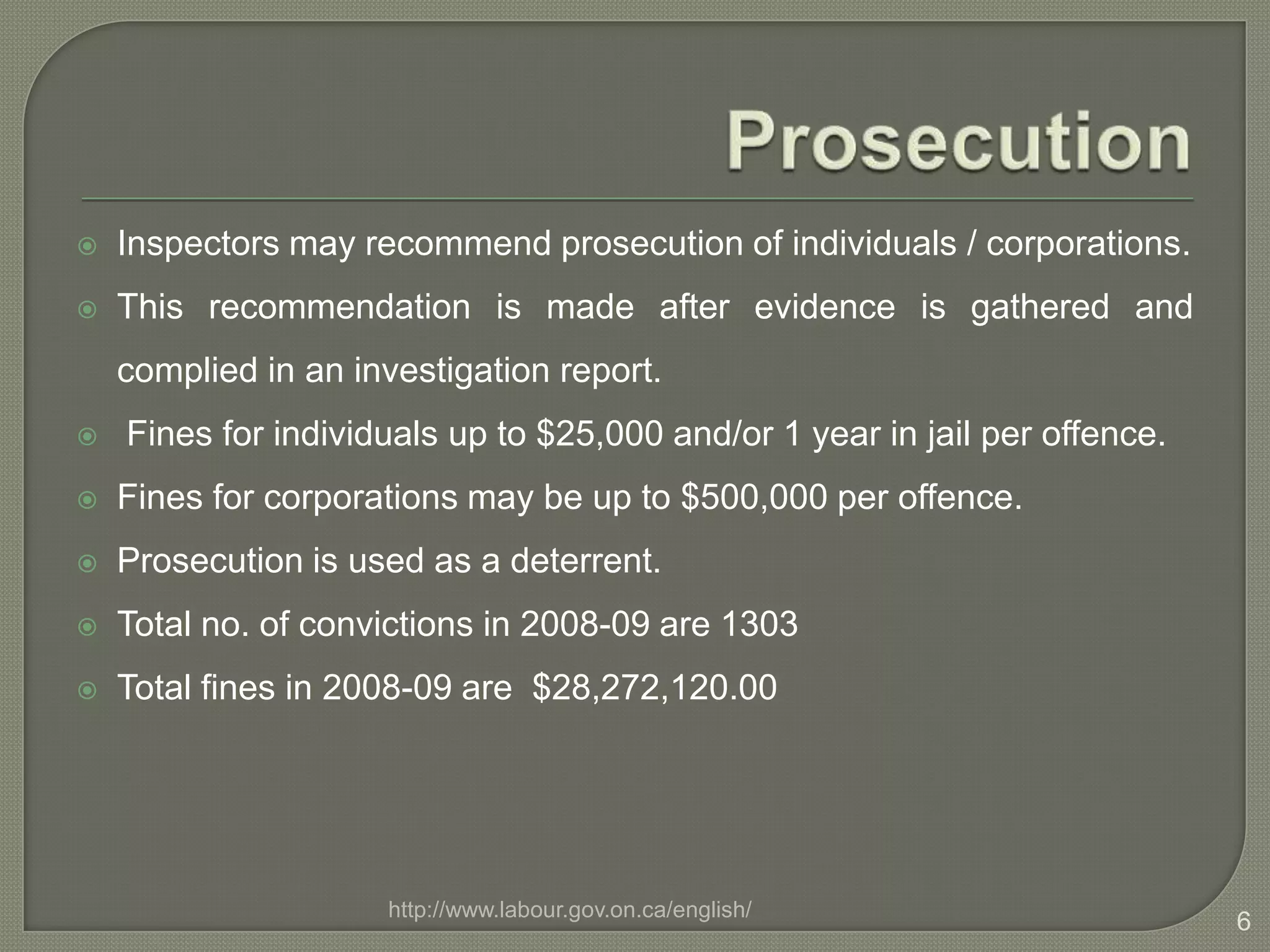 Mol Worplace Inspections | PPTX