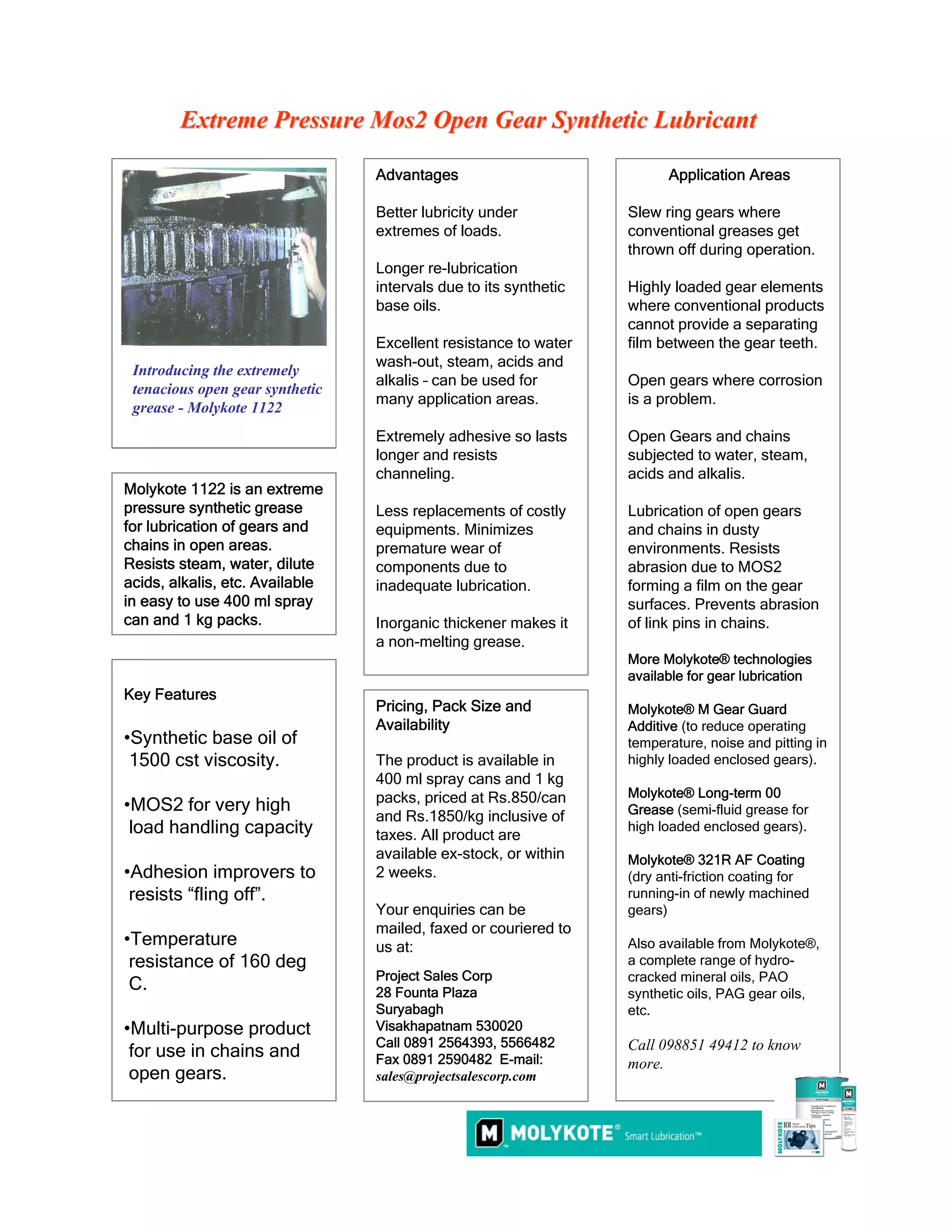 Molykote 1122 Mailer | PDF