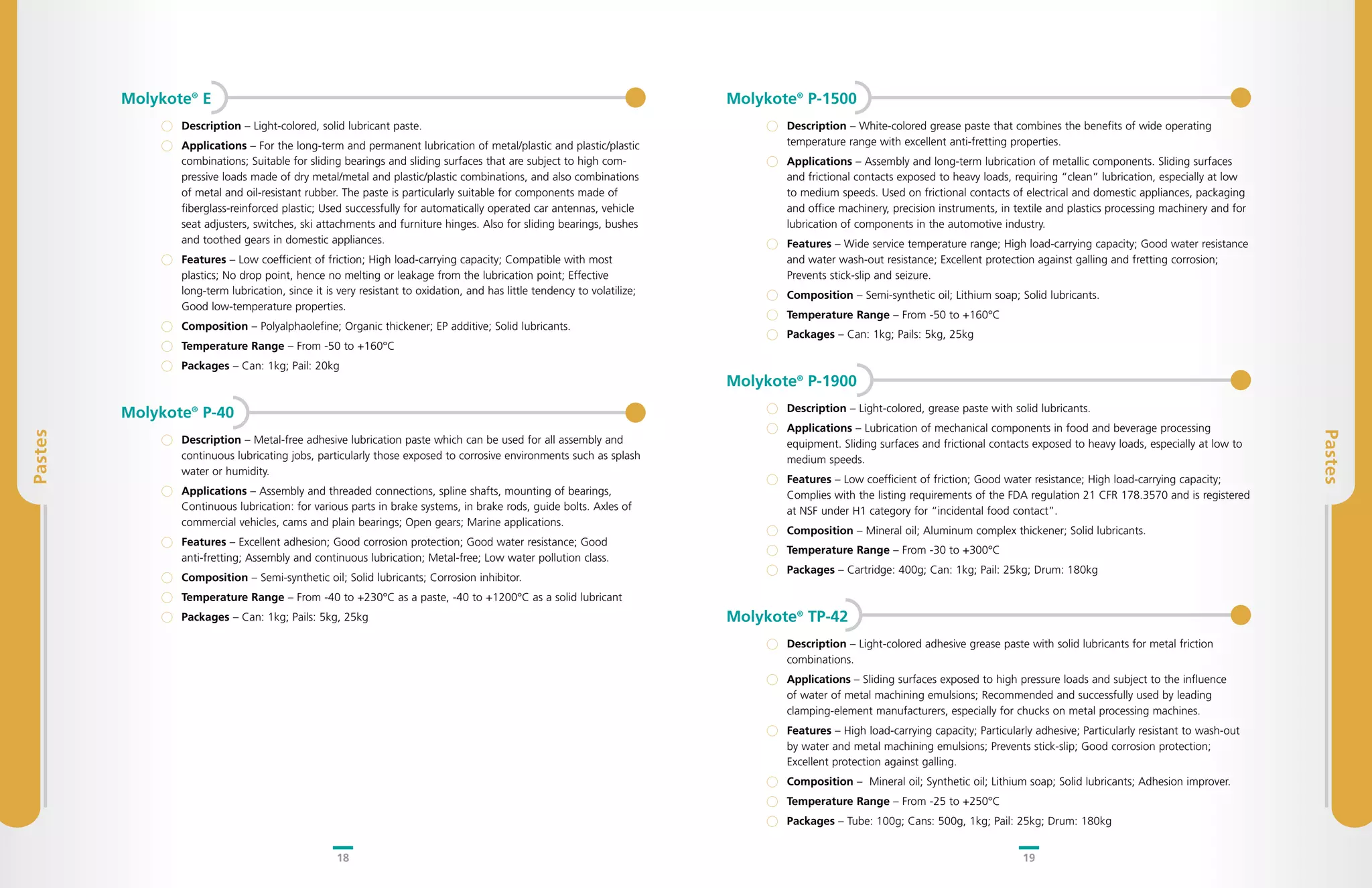 Molykote New Brochure | PDF