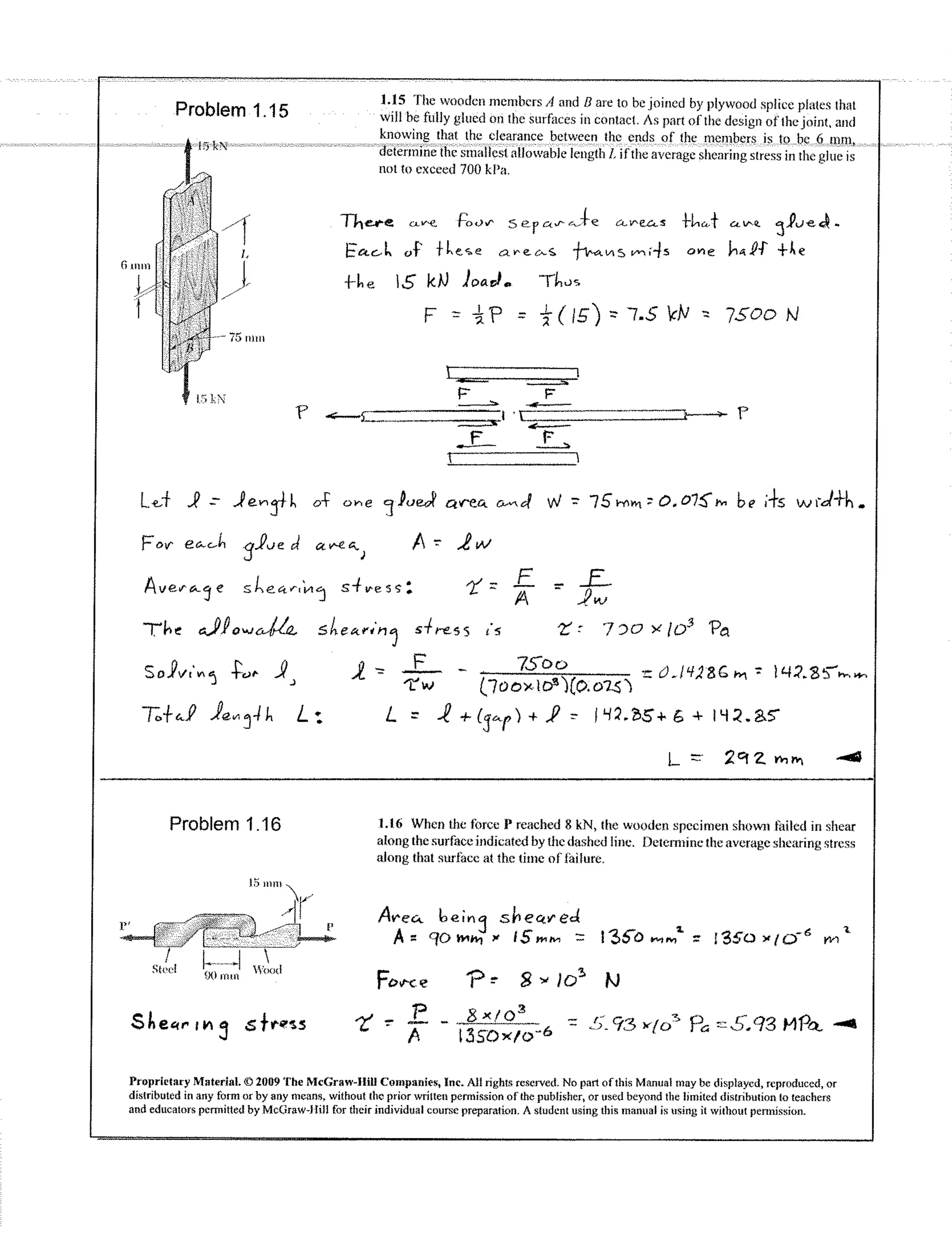 solution manual of mechanics of material by beer johnston | PDF