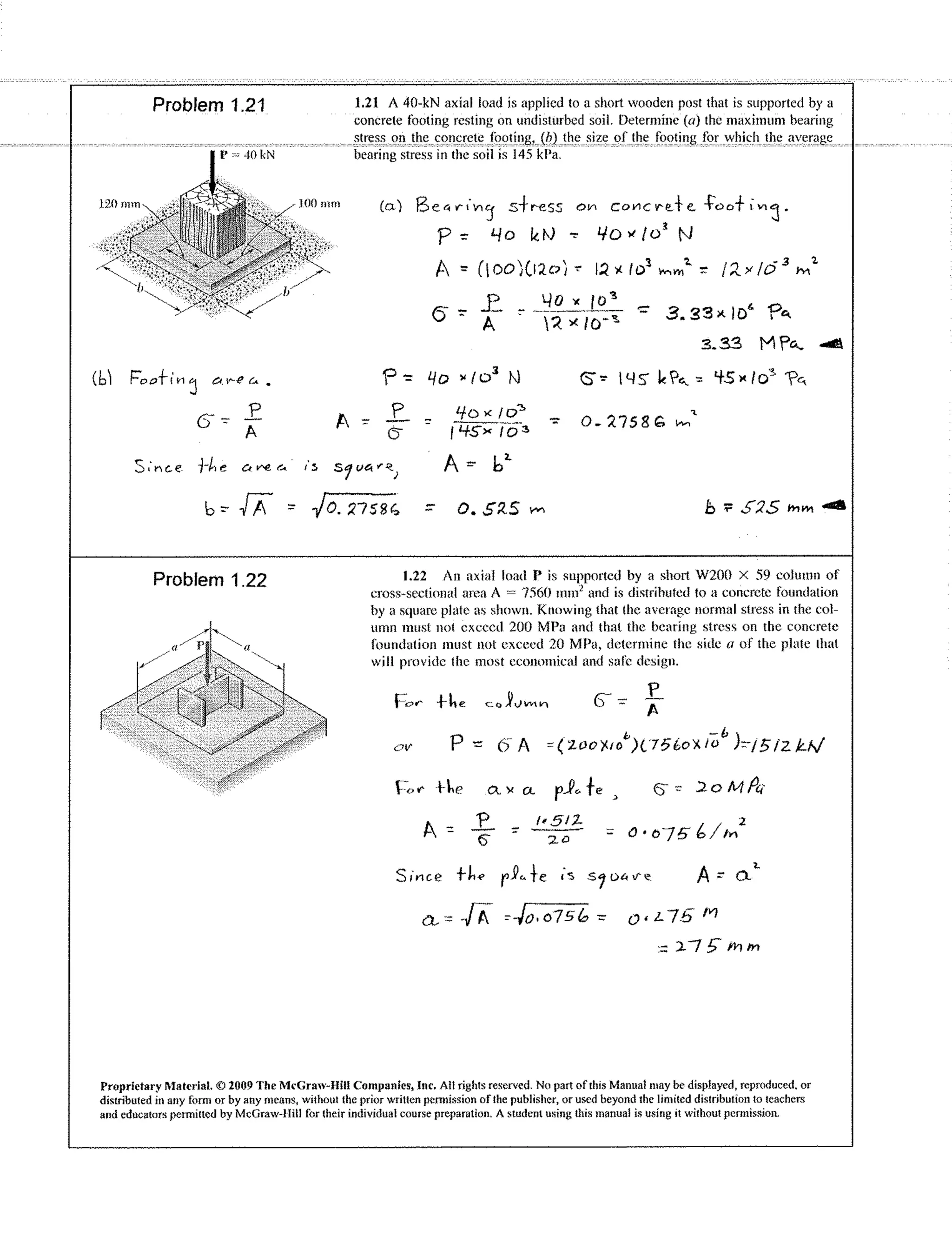 solution manual of mechanics of material by beer johnston | PDF