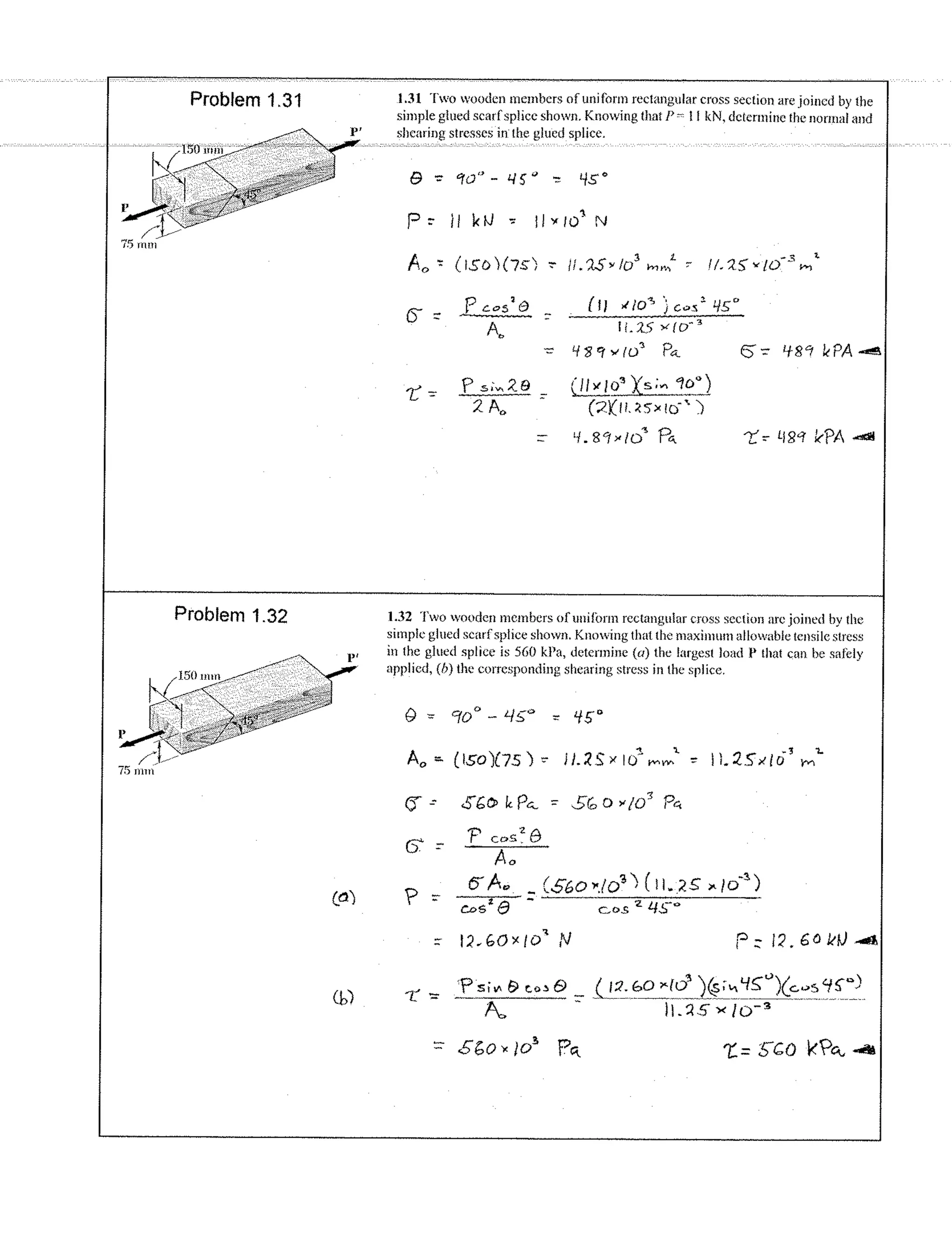 solution manual of mechanics of material by beer johnston | PDF