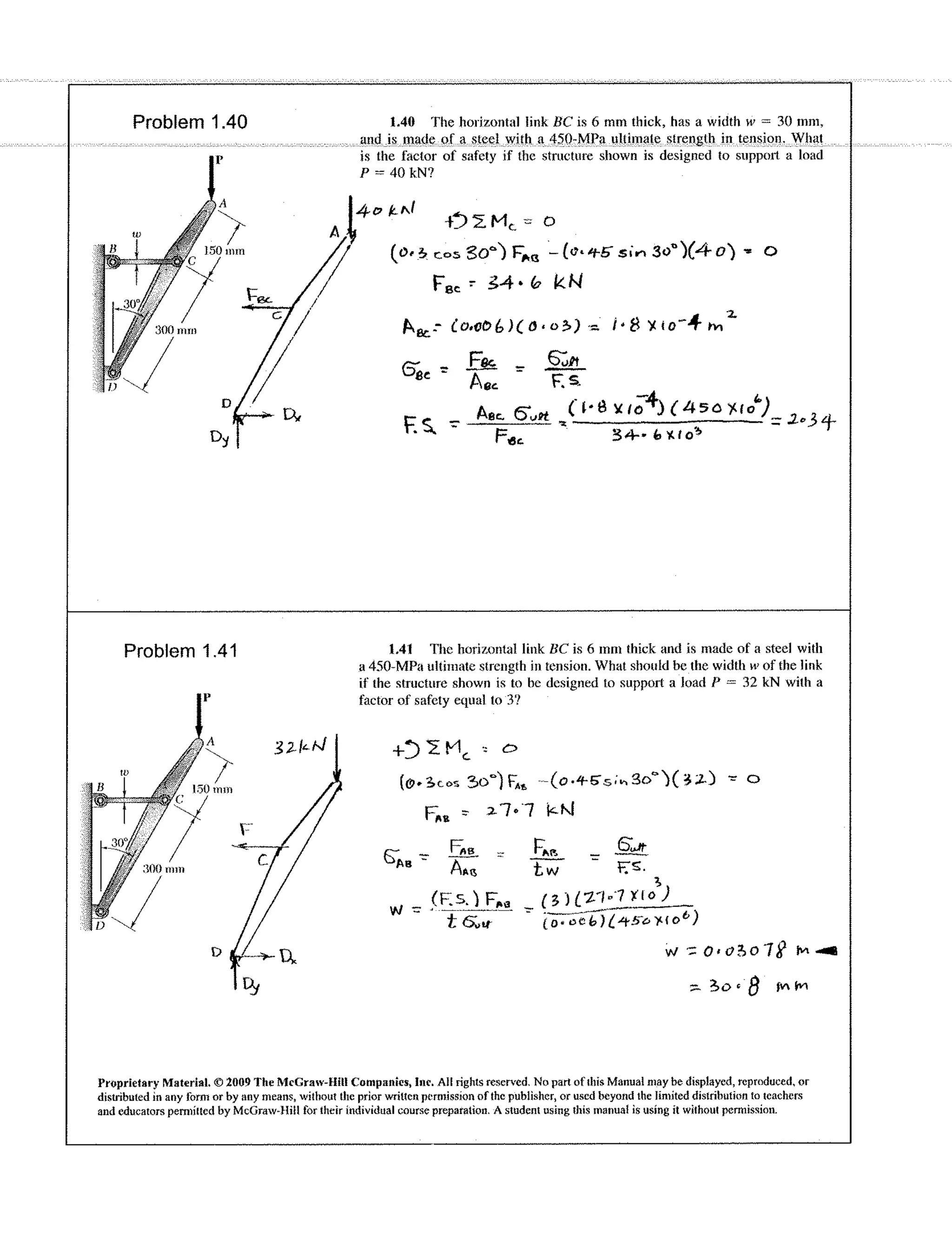 solution manual of mechanics of material by beer johnston | PDF
