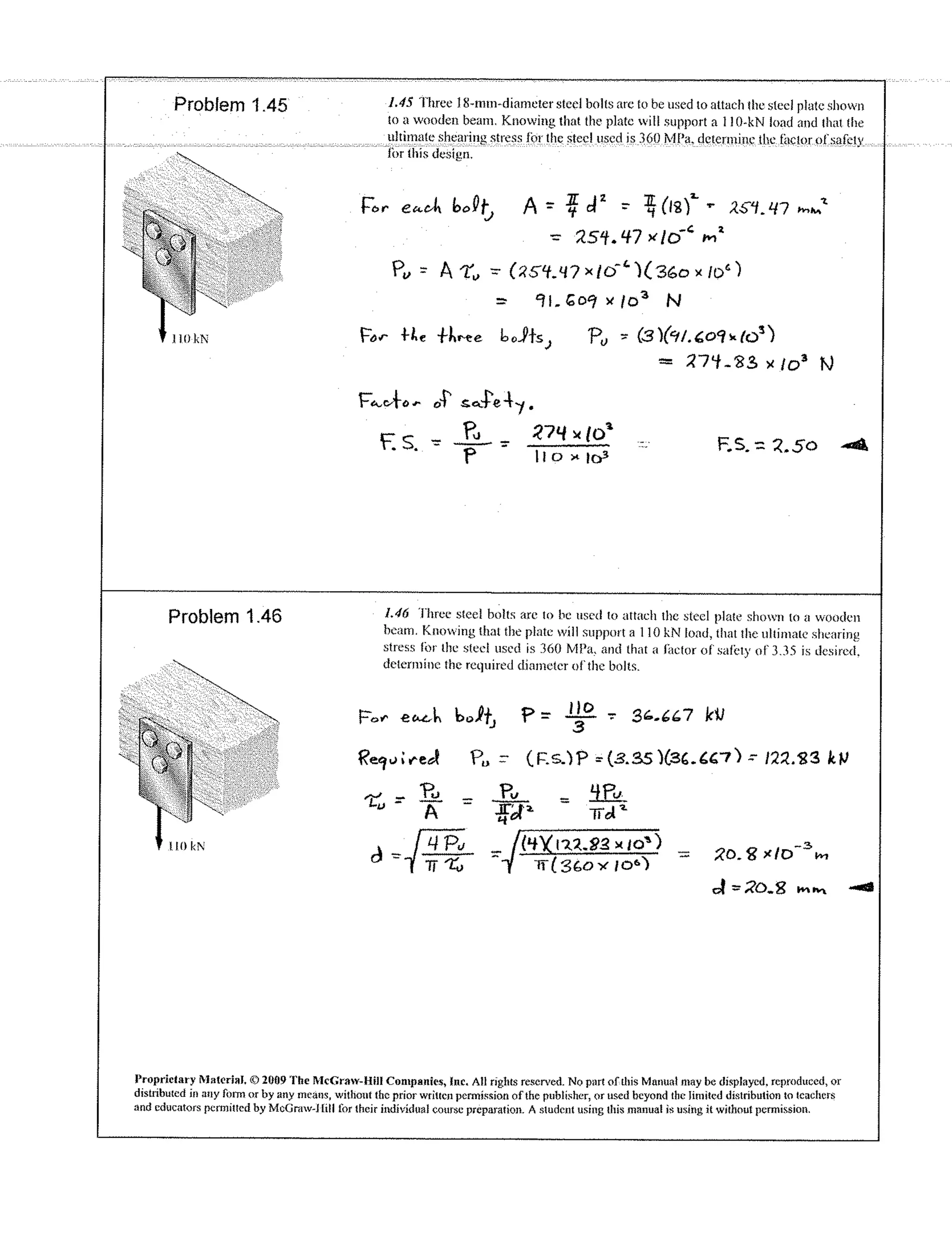 solution manual of mechanics of material by beer johnston | PDF