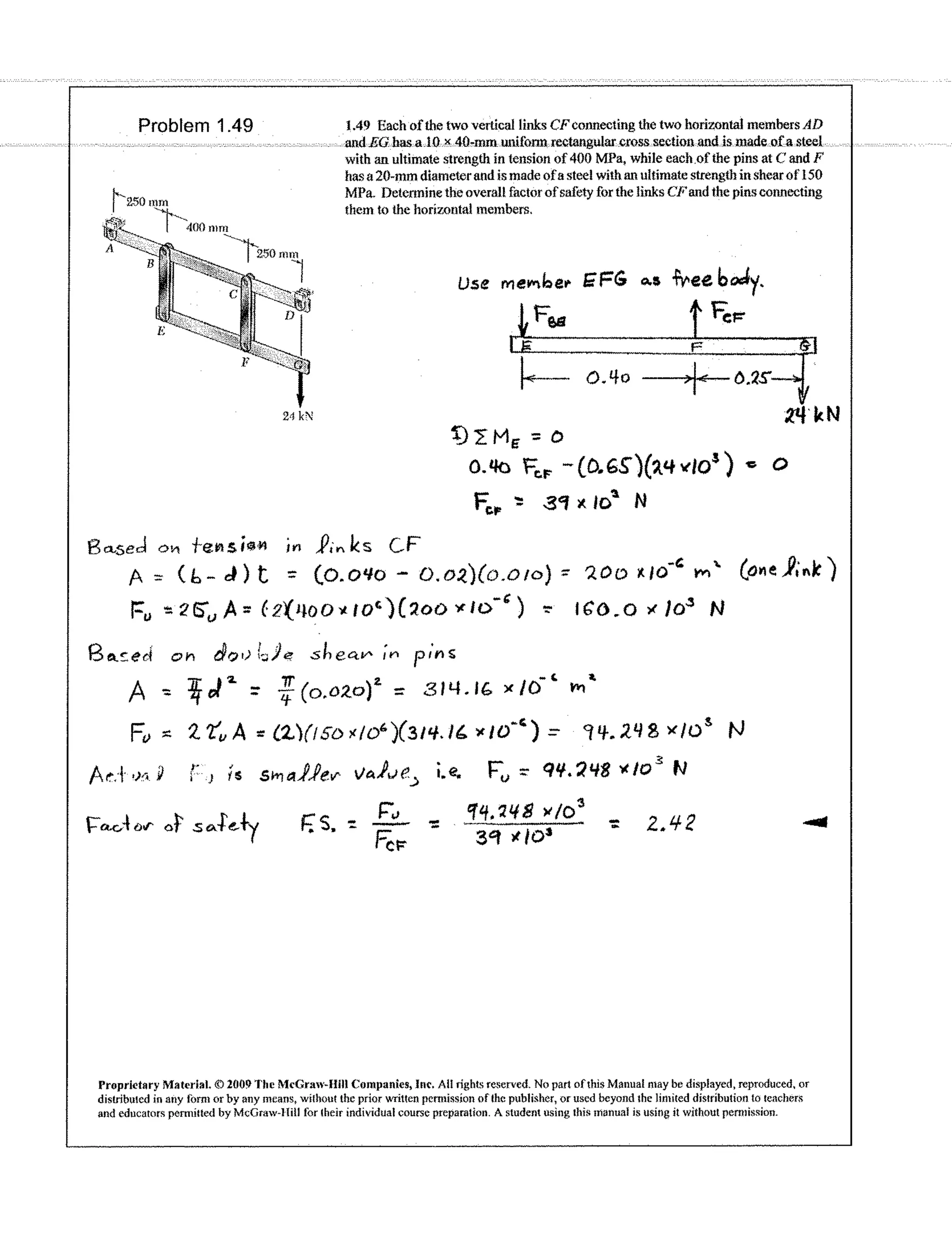 solution manual of mechanics of material by beer johnston | PDF