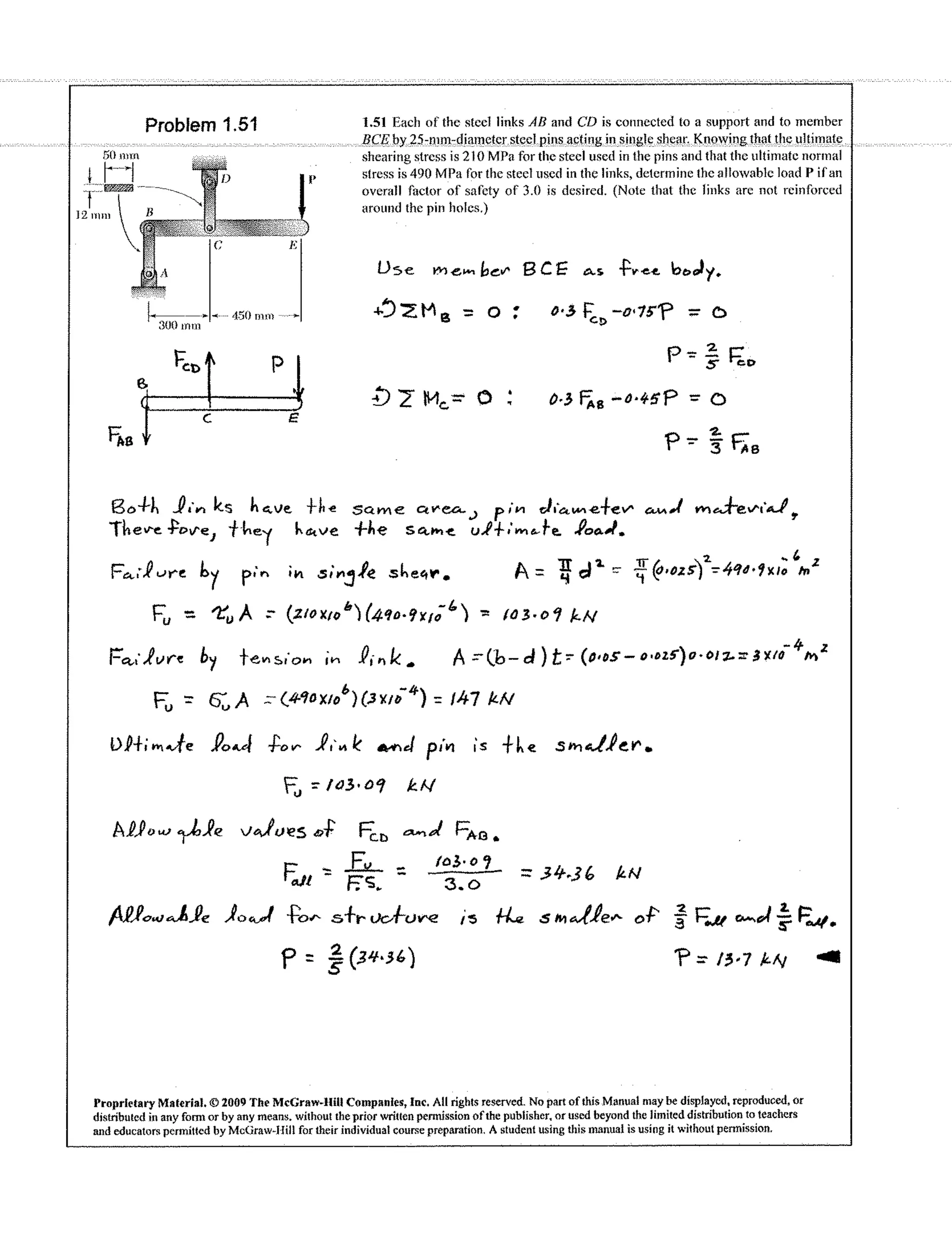 solution manual of mechanics of material by beer johnston | PDF
