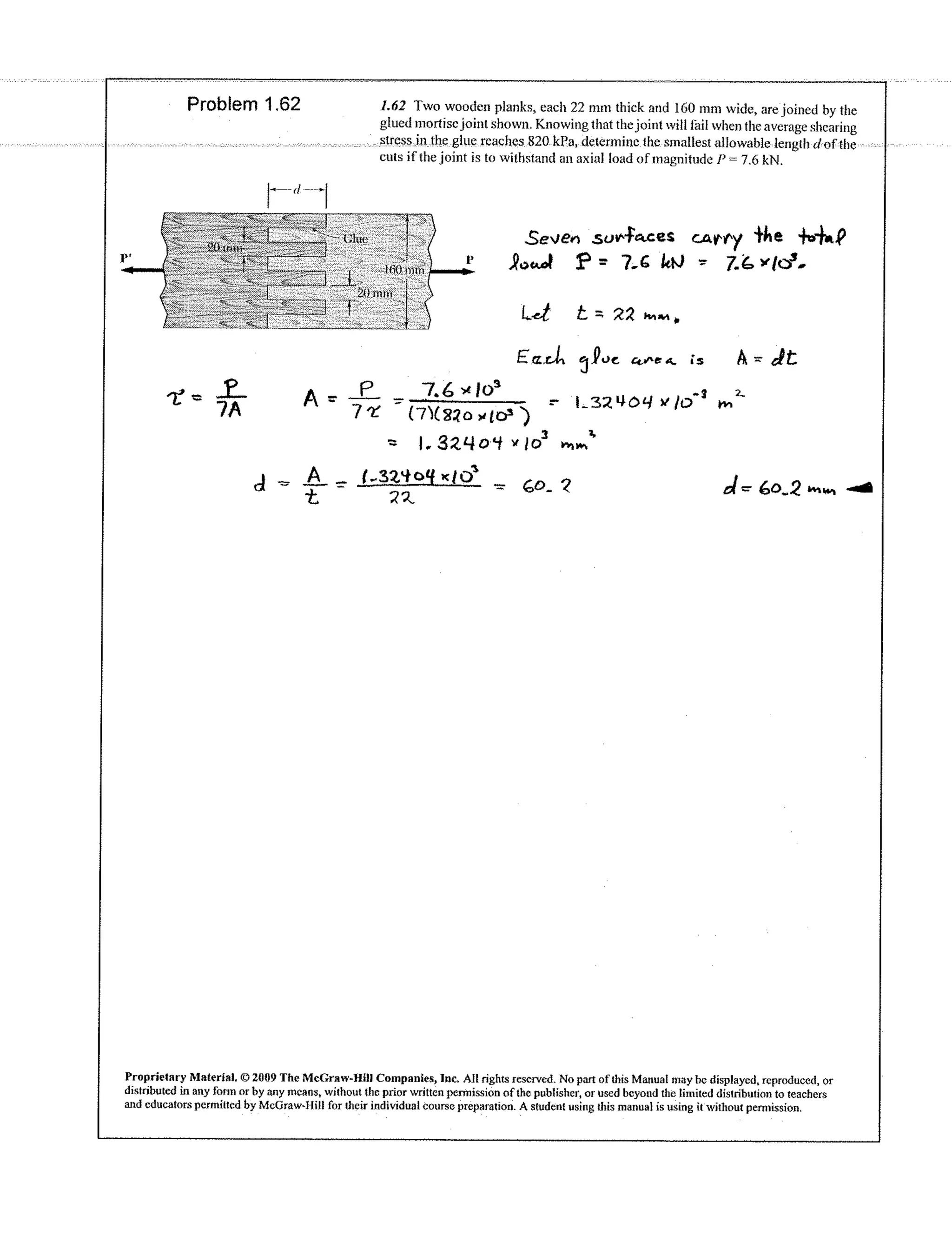 solution manual of mechanics of material by beer johnston | PDF