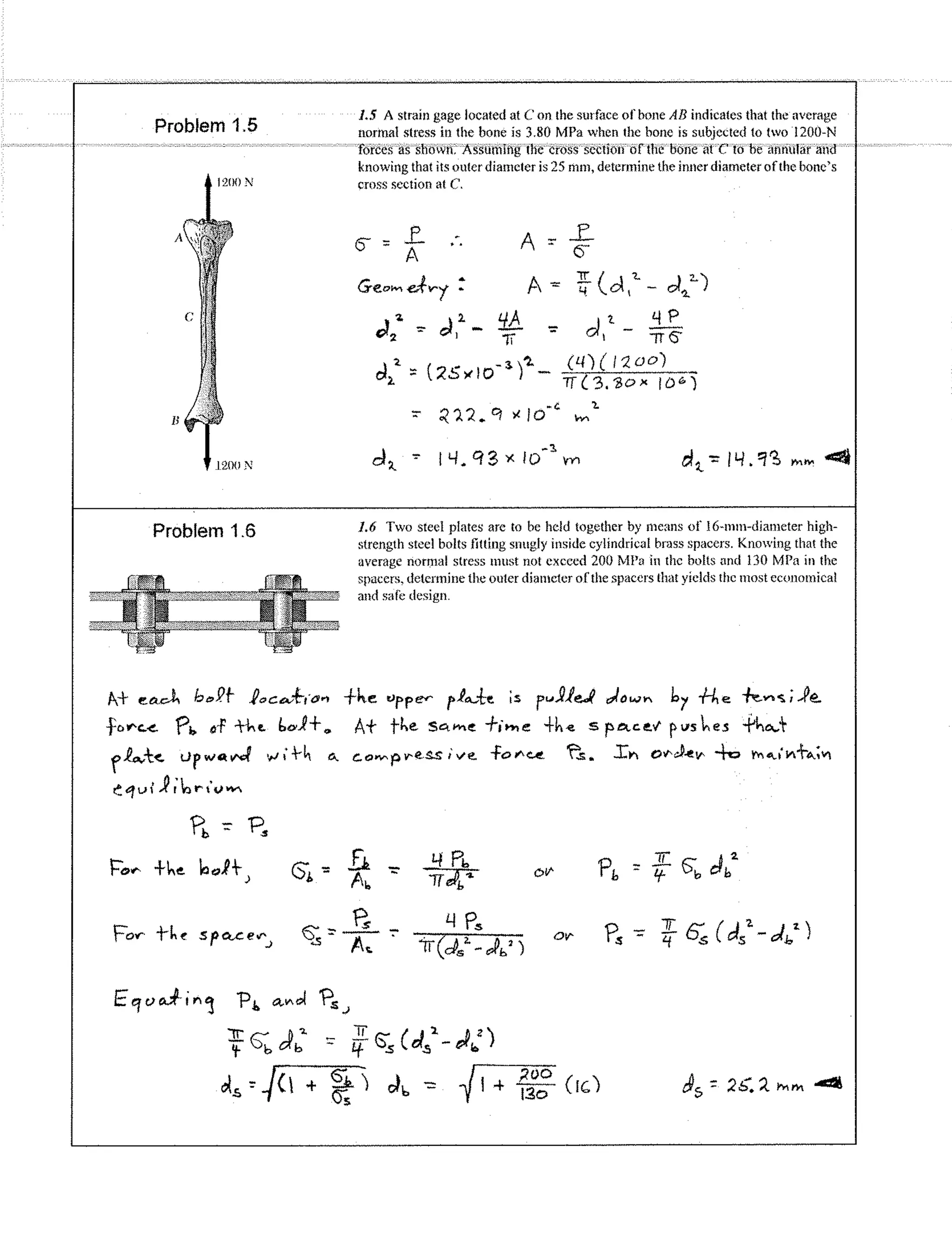 solution manual of mechanics of material by beer johnston | PDF