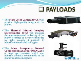 Indian Mars Orbiter Mission | PPT